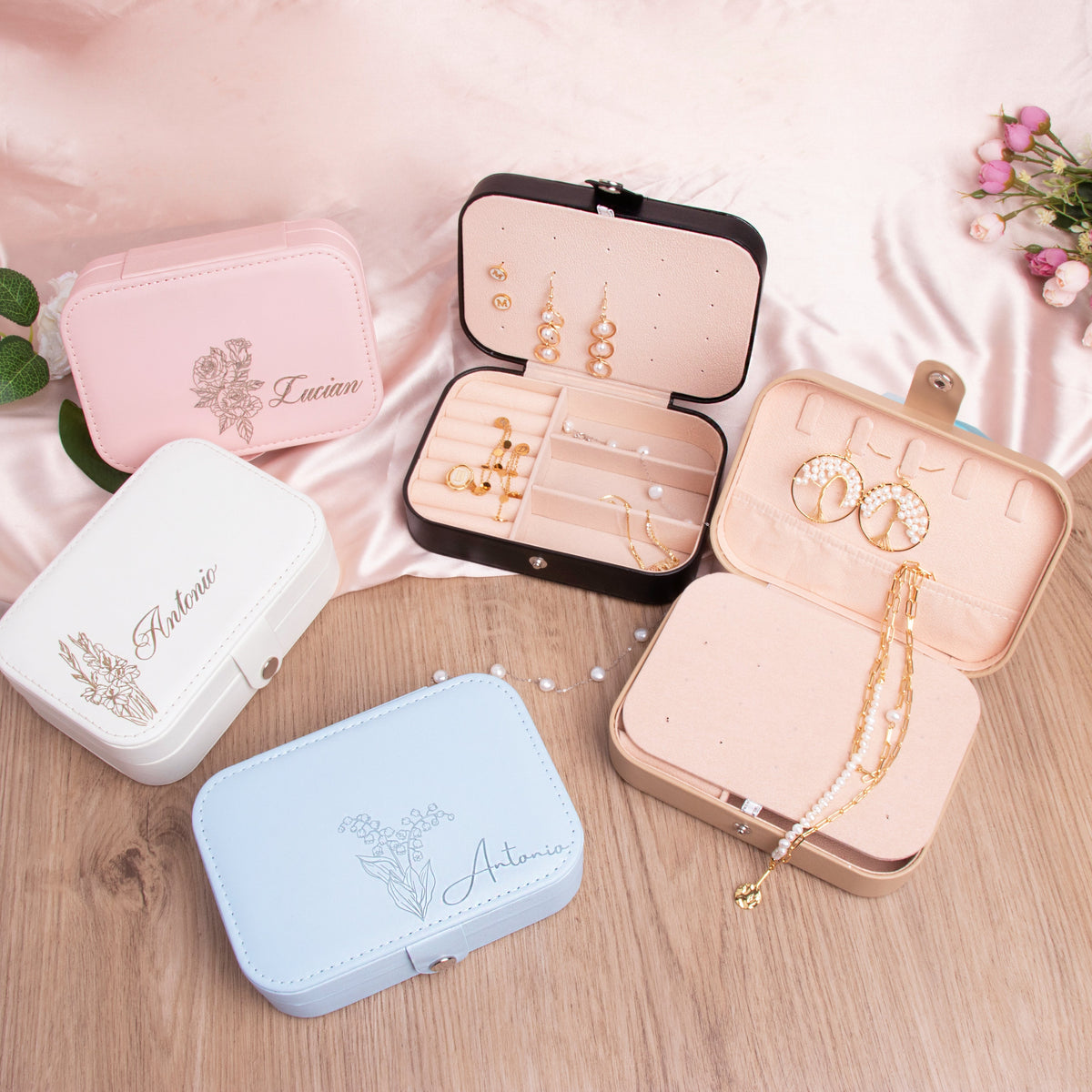 Gex Personalized Engraved Long Jewelry Box - Gexworldwide.com ...